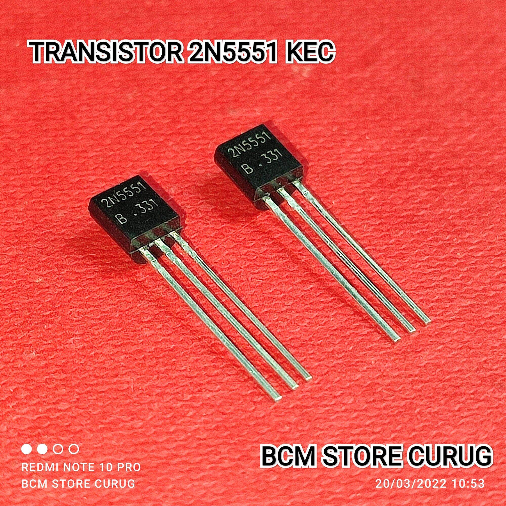 10 BUAH TRANSISTOR 2N5551 2N 5551 KEC | Lazada Indonesia