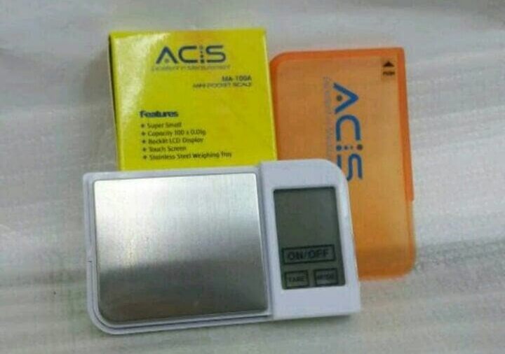 ACIS TIMBANGAN POCKET MA 100 TIMBANGAN DIGITAL POCKET SCALE | Lazada ...