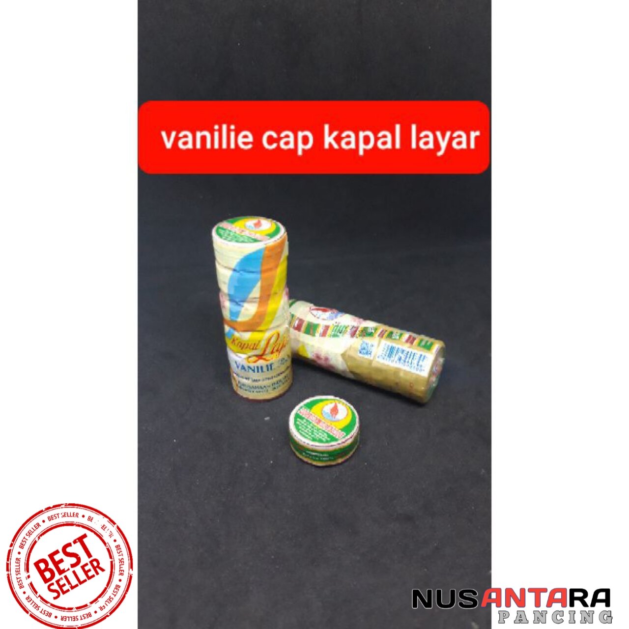 VANILI / VANELI CEPUK CAP KAPAL LAYAR (HARGA/6PCS) KUALITAS SUPER ...