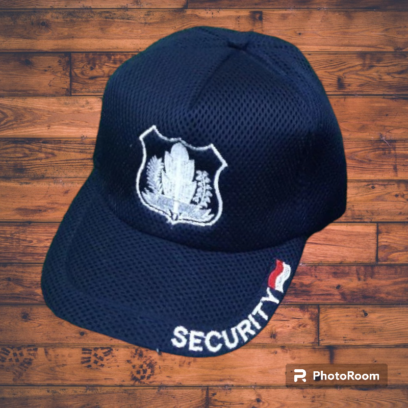 topi security satpam biru | Lazada Indonesia