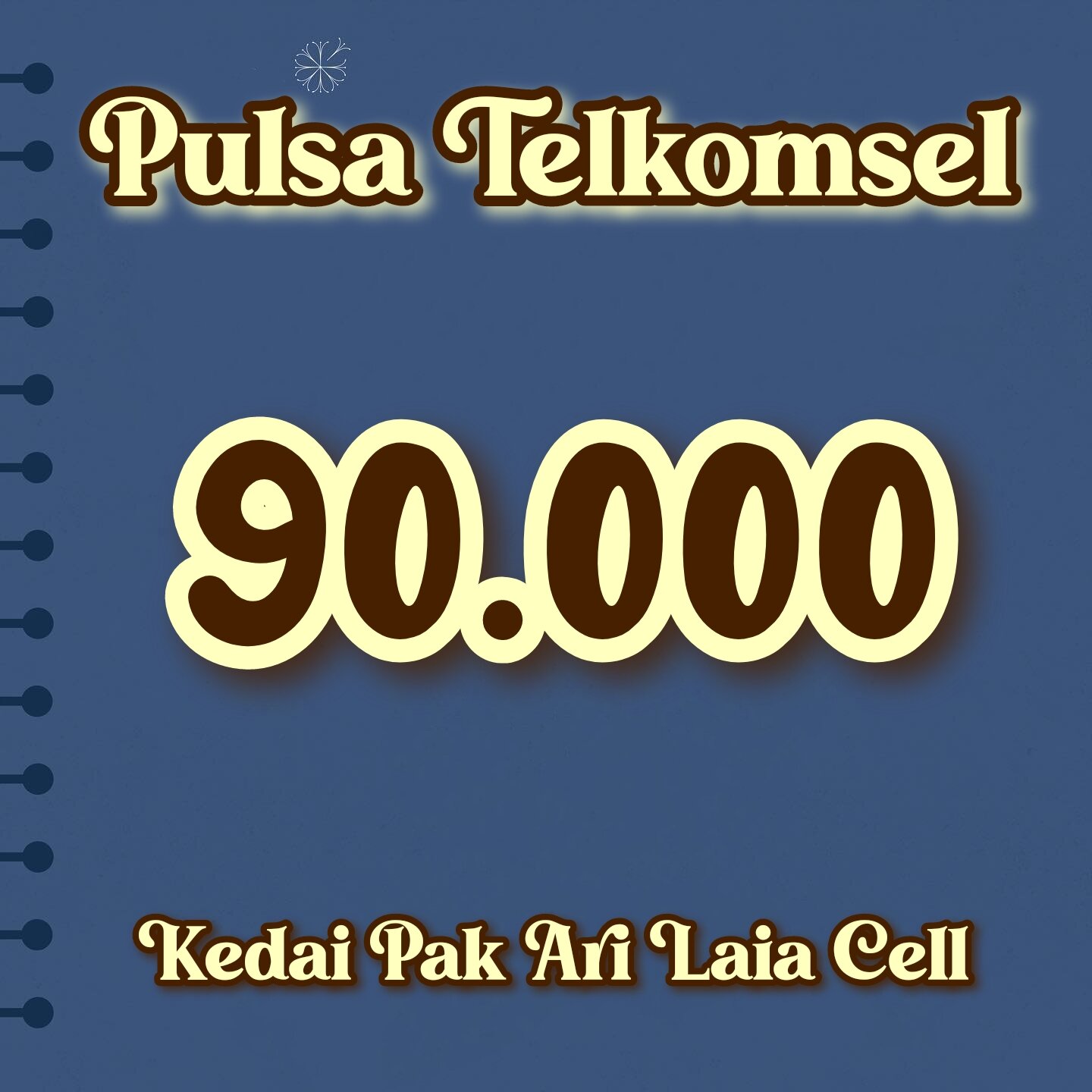 Pulsa Telkomsel 90k Kedai Pak Ari Laia Cell | Lazada Indonesia