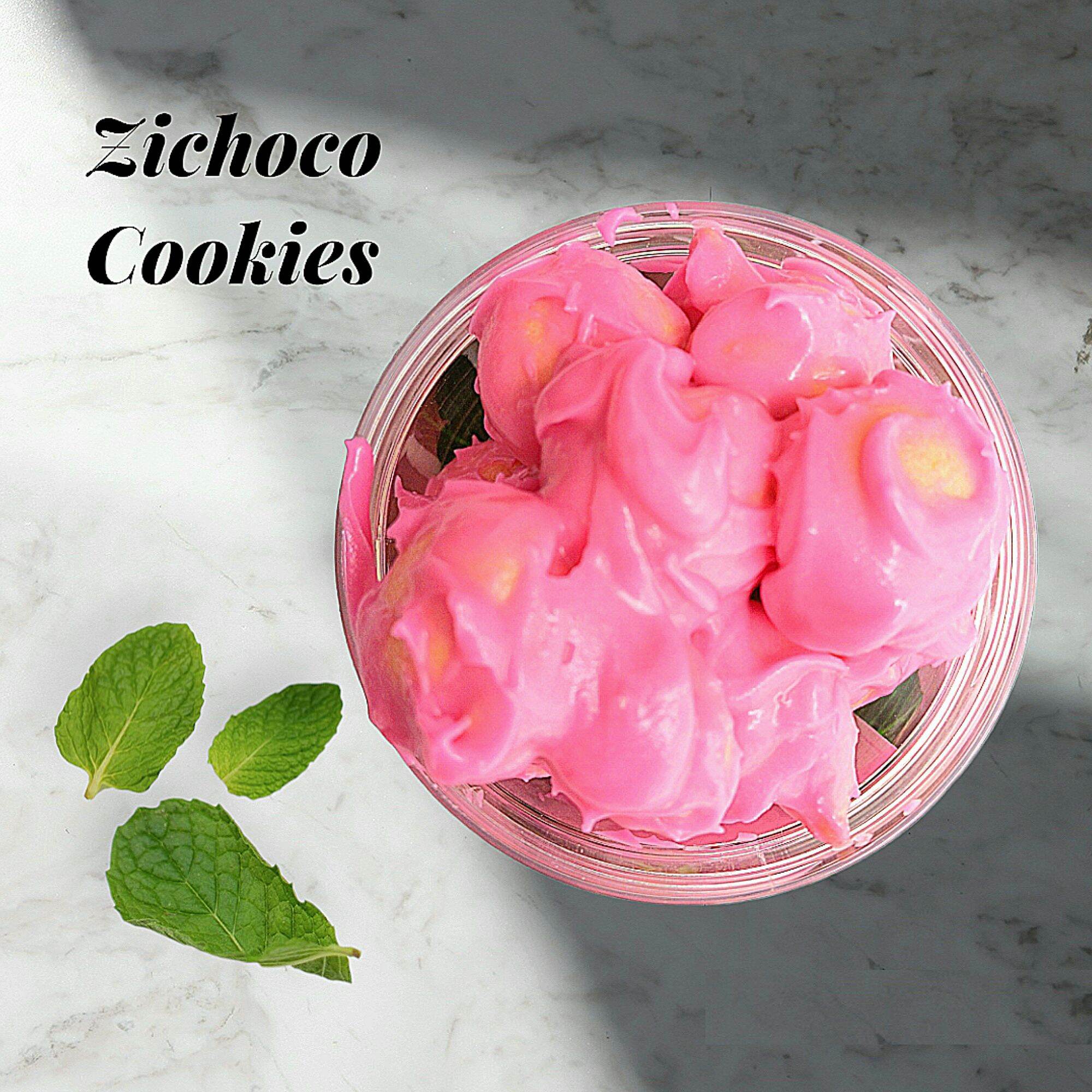 Zichoco Cookies Strawberry Melted Snack Viral Biskuit Kukis Premium ...