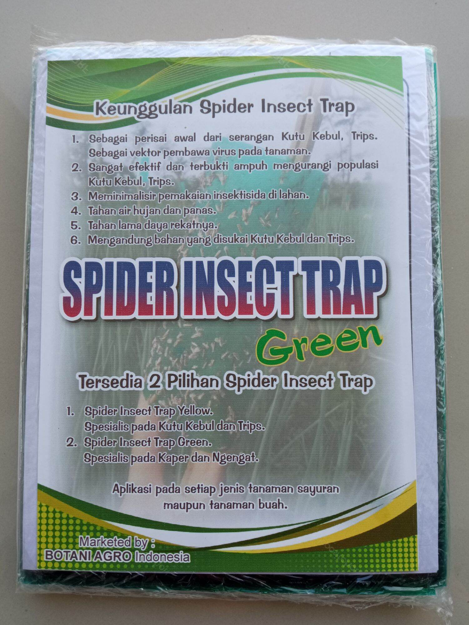 SPIDER INSECT TRAP/ Perangkap kutu kebul, kaper dan serangga lainnya ...