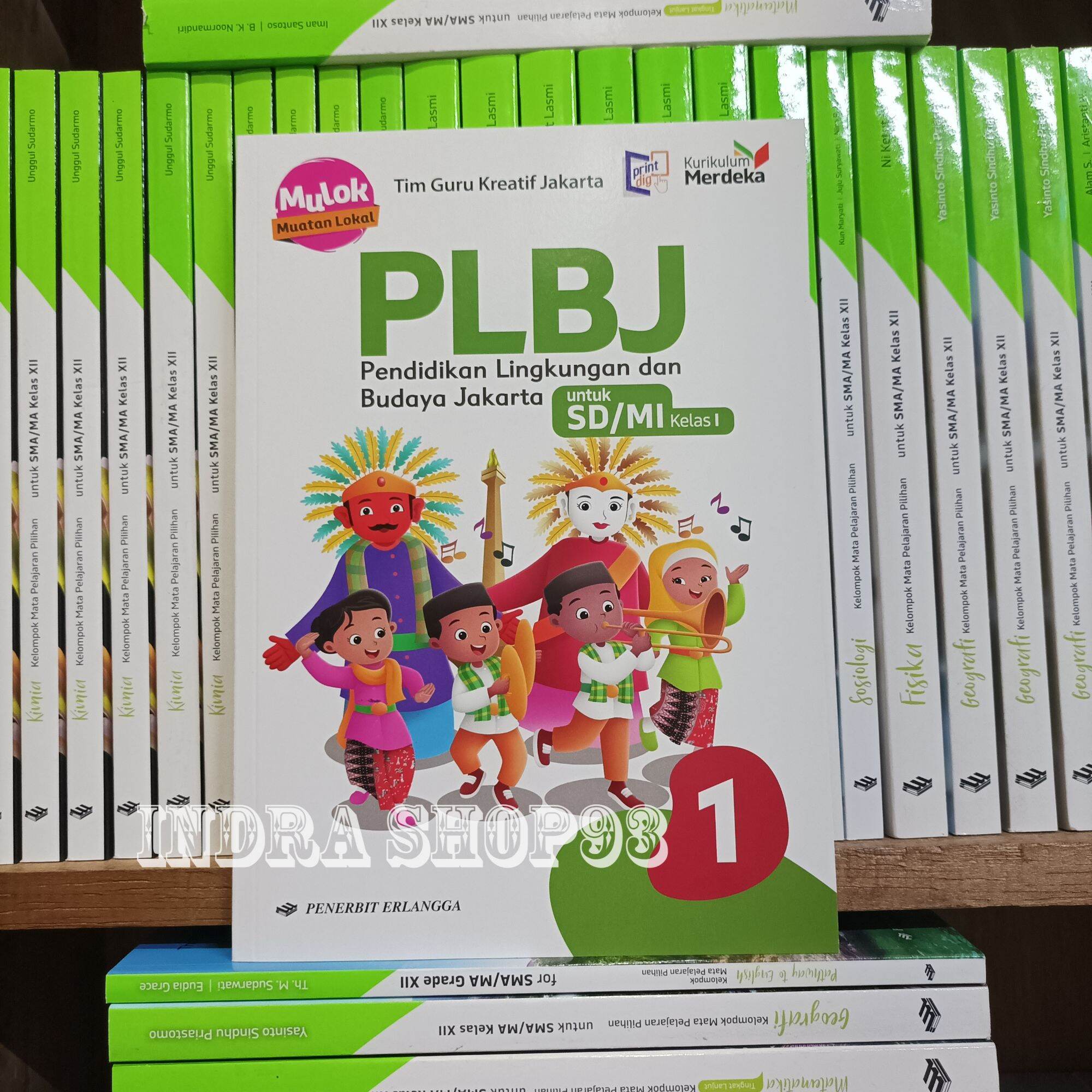 Buku PLBJ Kelas 1 SD/Mi Erlangga Kurikulum Merdeka Original | Lazada Indonesia