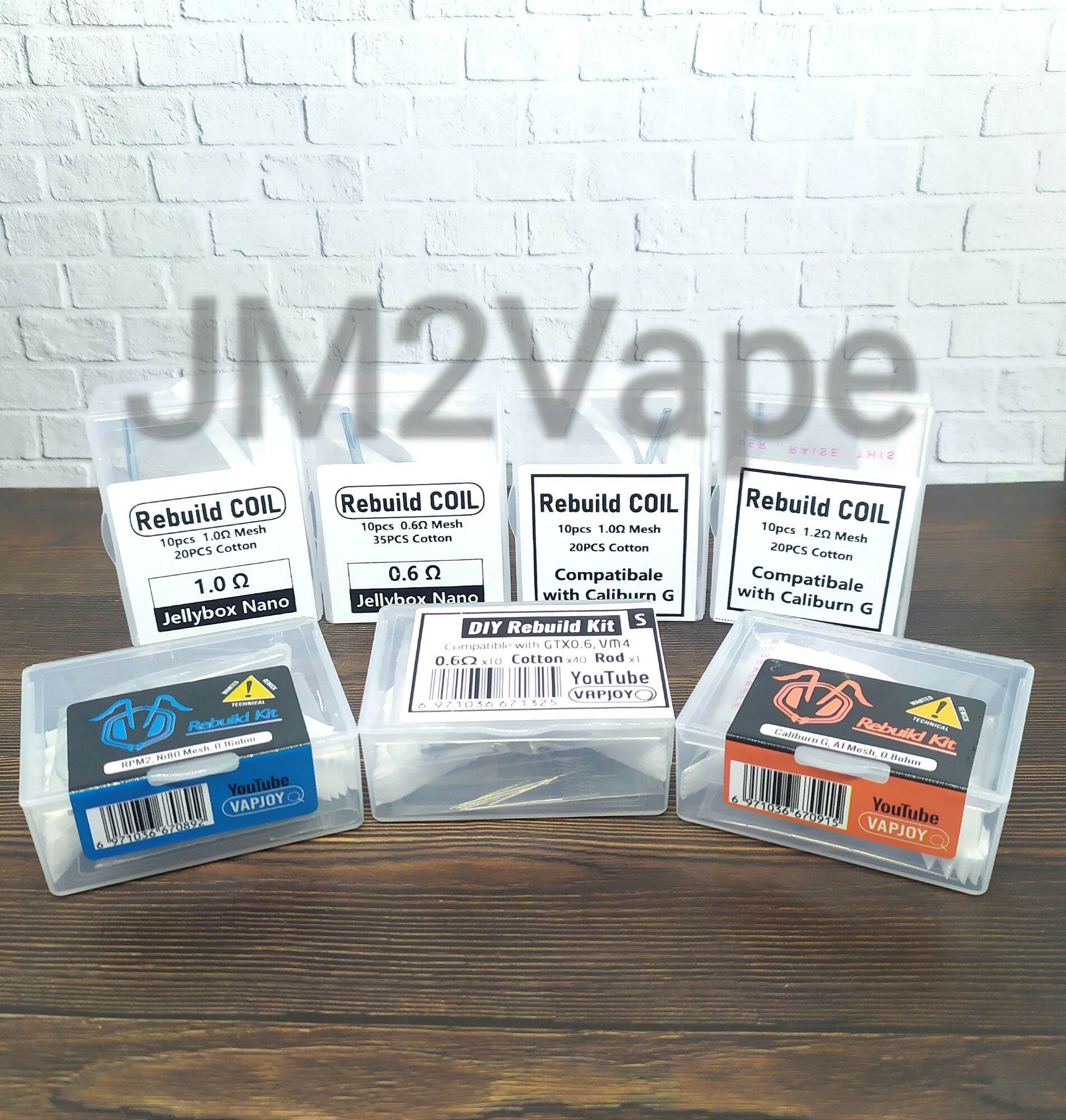 RBK Rebuild kit Coil Vapjoy for Call G , Rpm2 , Jellybox Z or F , ursa ...