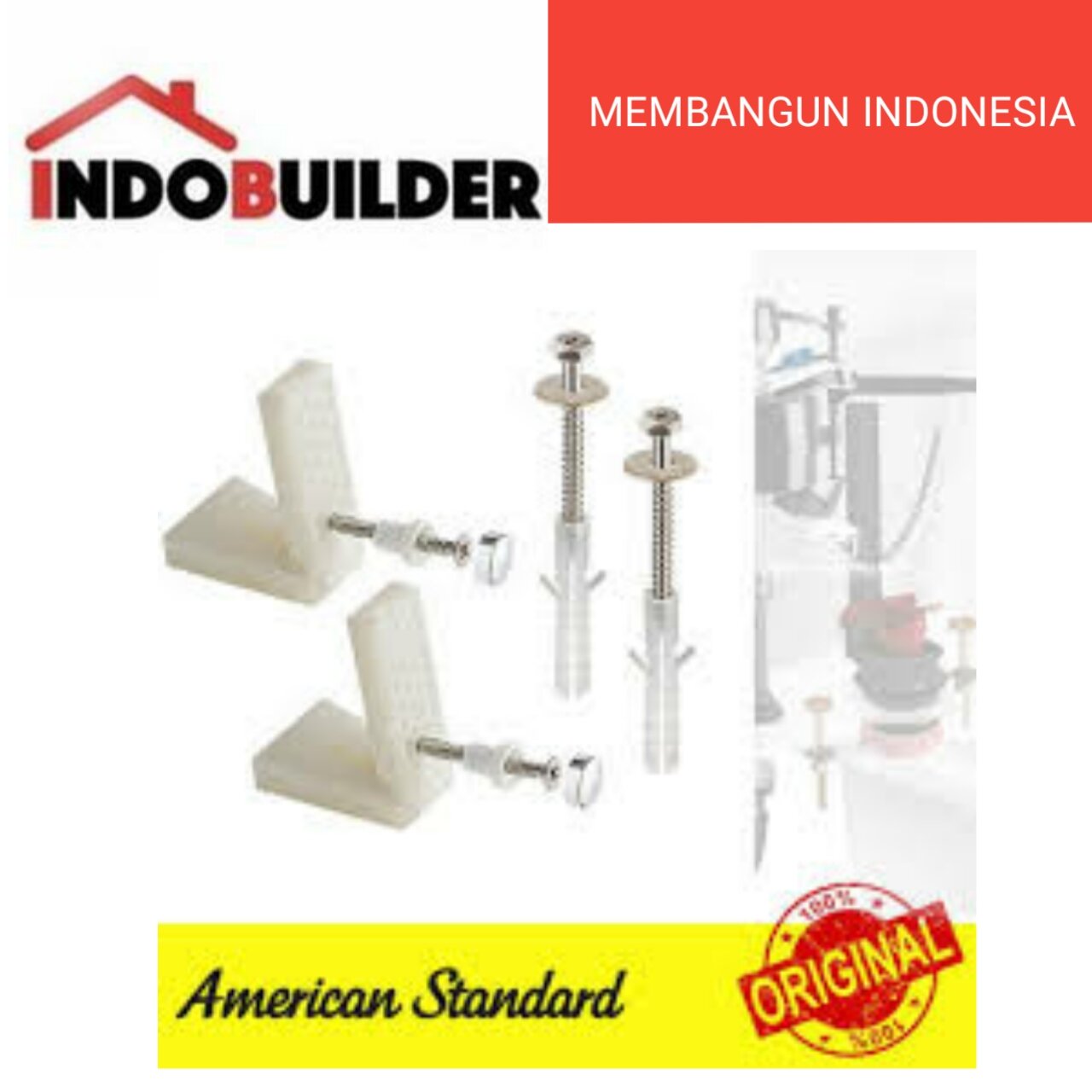 AMERICAN STANDARD L BRACKET FLOOR FIXING SCREW / BAUT DUDUKAN DASAR ...