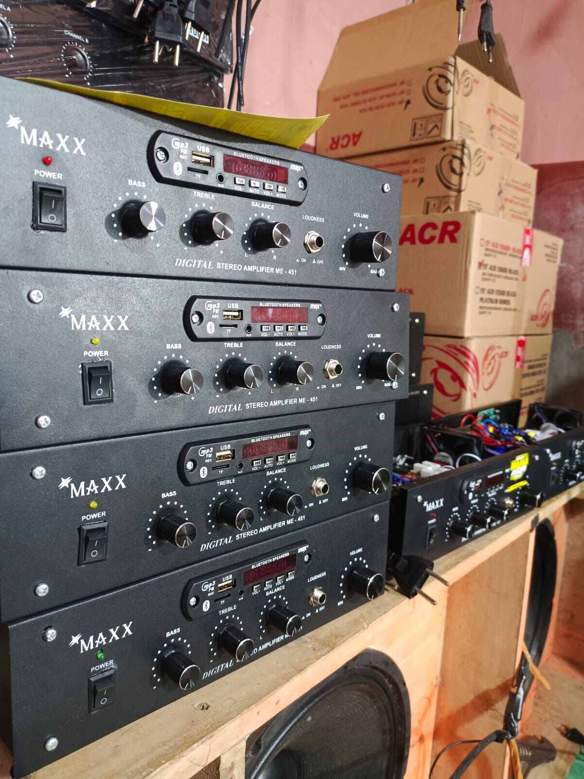 power amplifier rakitan 5 Amper karaoke USB bluetooth subwoofer ...