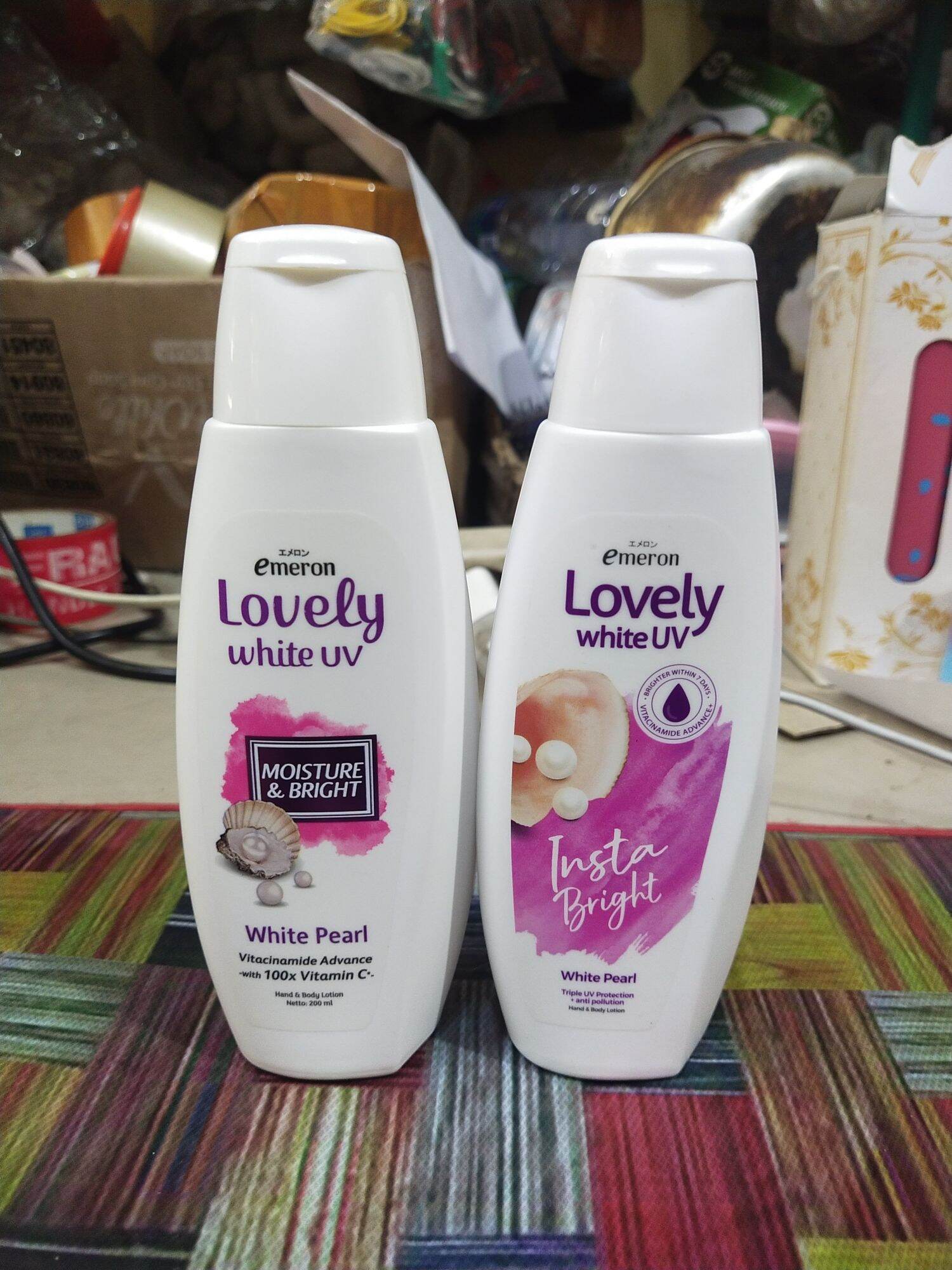 Emeron Lovely White UV Hand Body 200ml | Lazada Indonesia