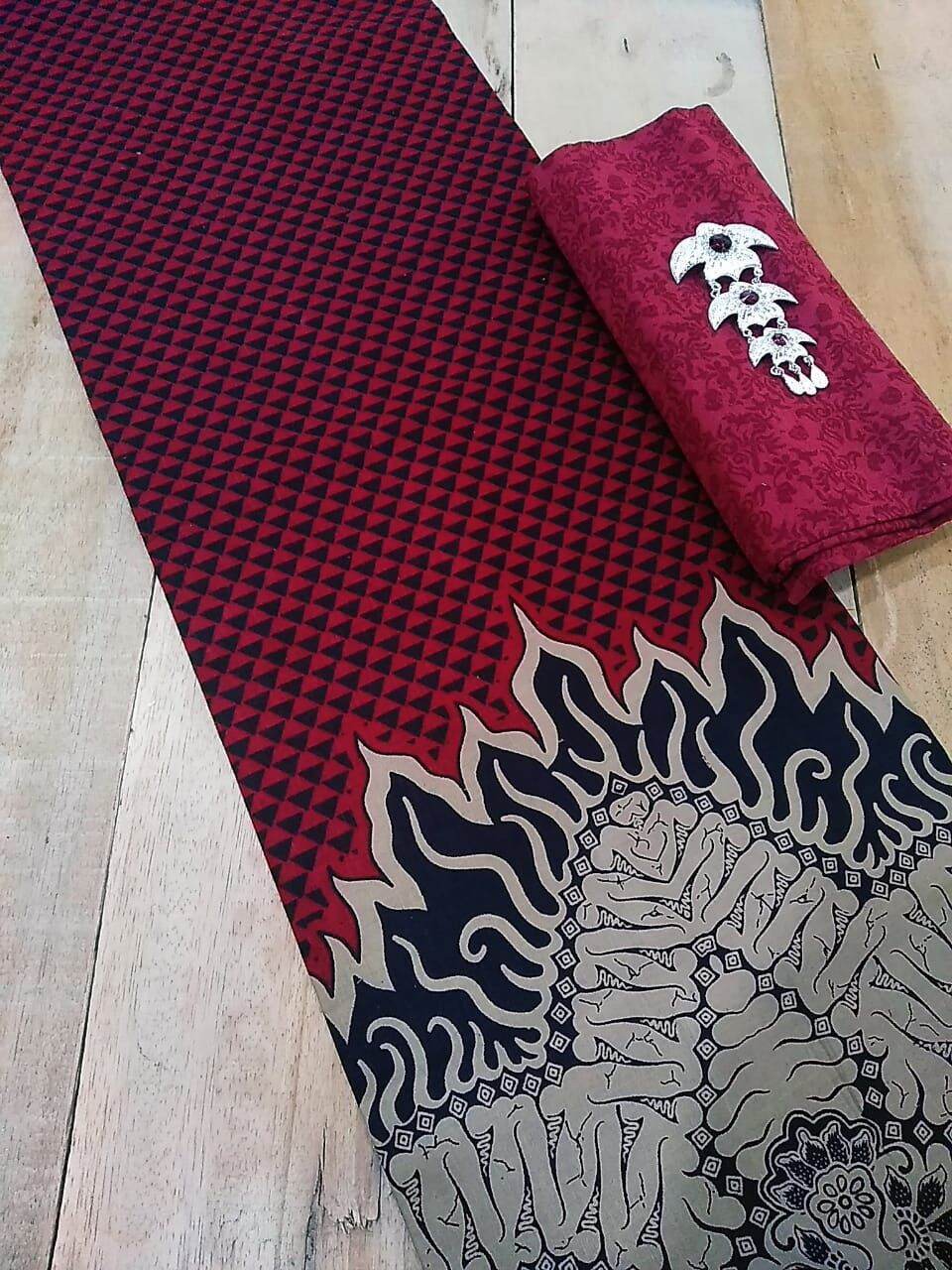 kain batik motif api merah rd | Lazada Indonesia