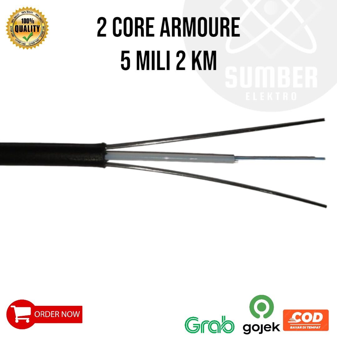GLOBAL KABEL 2 CORE ARMOURE 5 MILI 2 KM | Lazada Indonesia