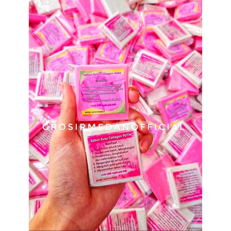 SABUN AYU JUMBO PINK DAN PUTIH ECER 1 PCS - SABUN SUSU KOLAGEN | Lazada ...