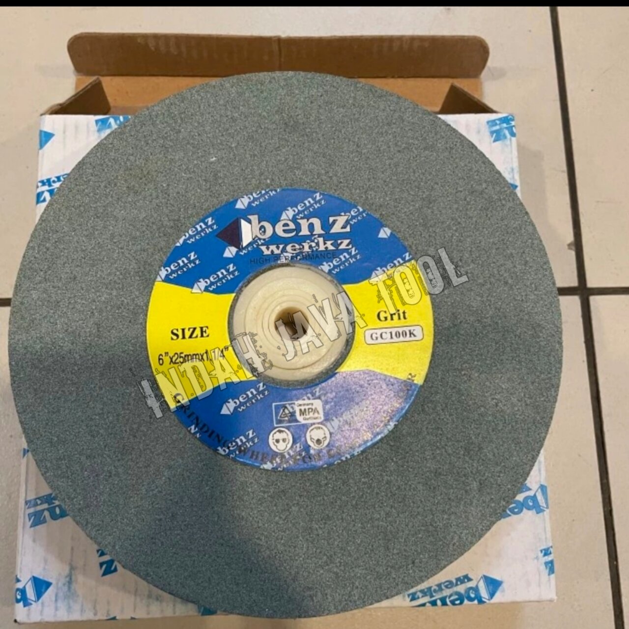 BENZ Batu Gerinda Duduk 6 inch Batu Gerinda Asah Poles GC 100 | Lazada ...