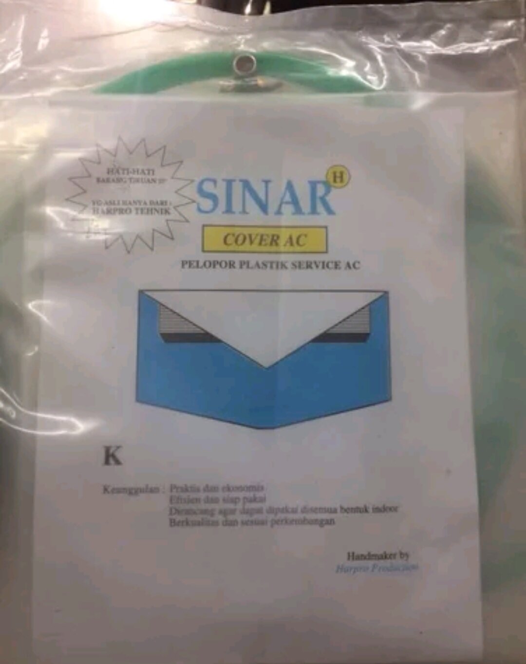 Plastik Service AC Split Sinar Cover AC K 1/2-1PK | Lazada Indonesia