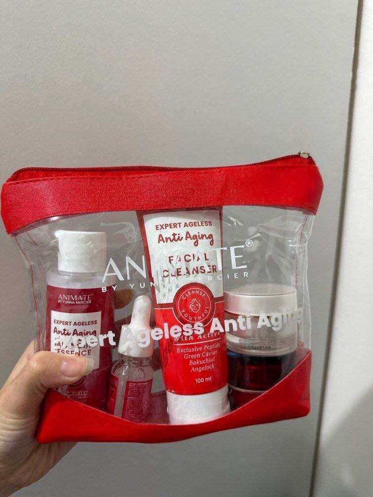 Animate Expert Ageless Anti Aging 5in1 (Merah) | Lazada Indonesia