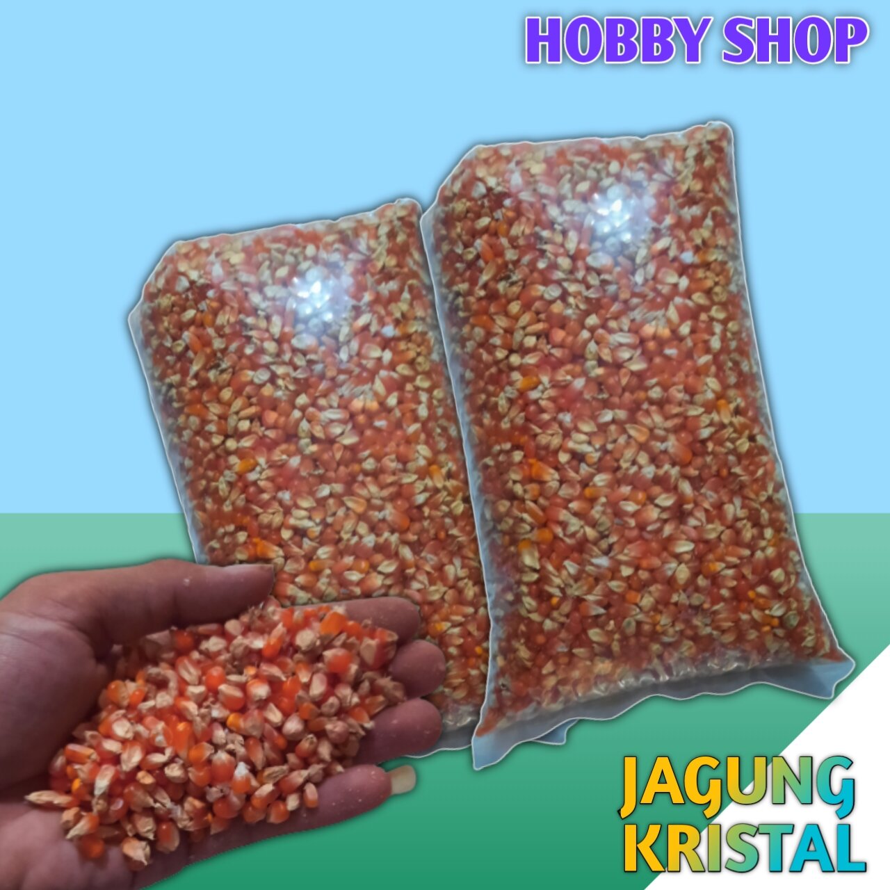 Jagung Kristal A1 / Pakan Burung Dara / Jagung Merah Kristal / Jagung ...