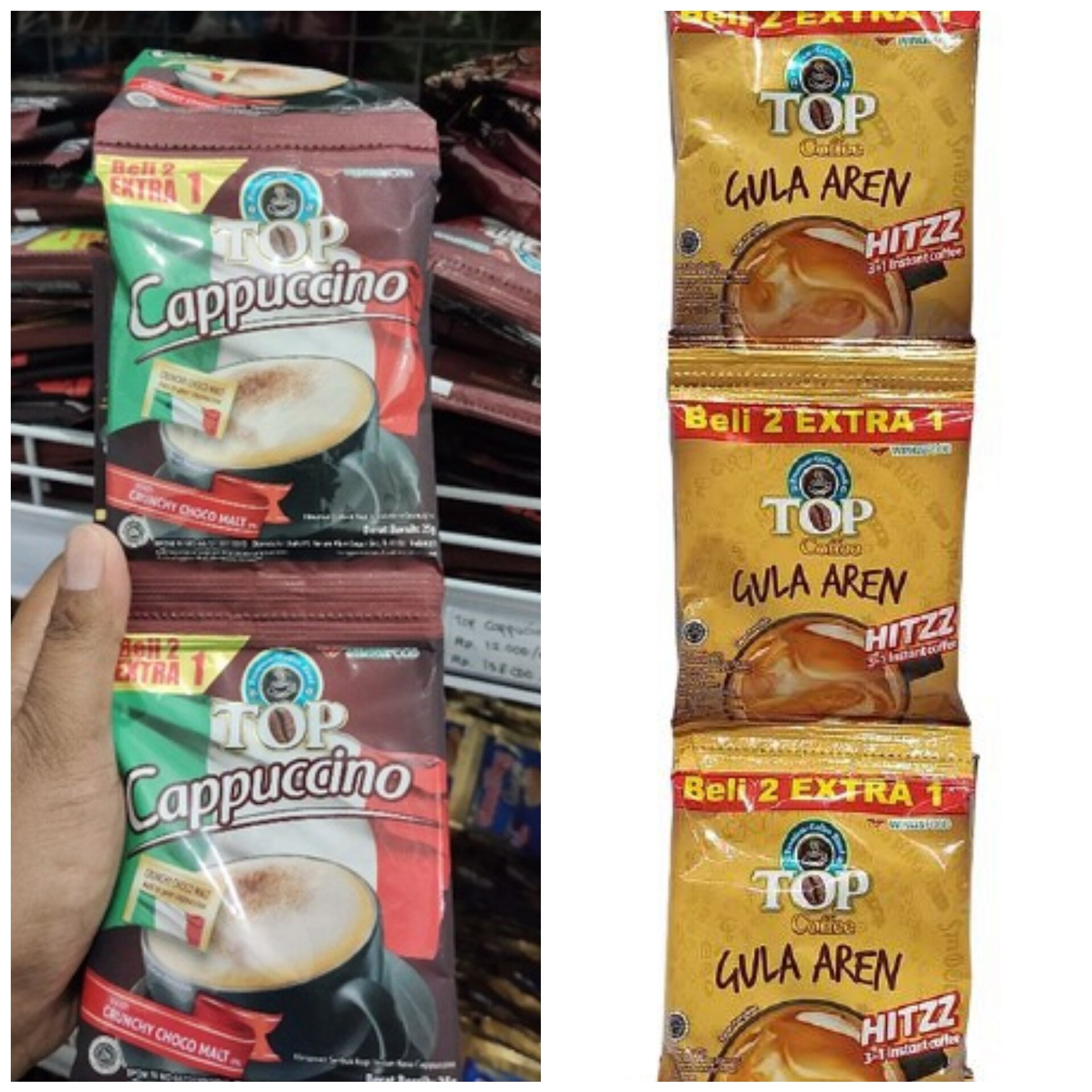 Top cappuccino/ Top gula aren renceng | Lazada Indonesia