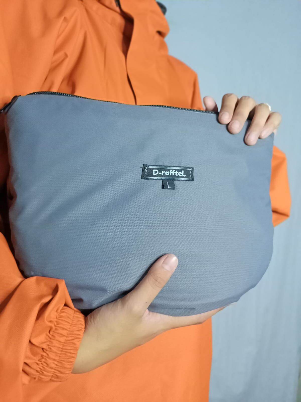 raincoat/jas hujan kekinian, jas hujan efek daun talas, modis tahan air ...