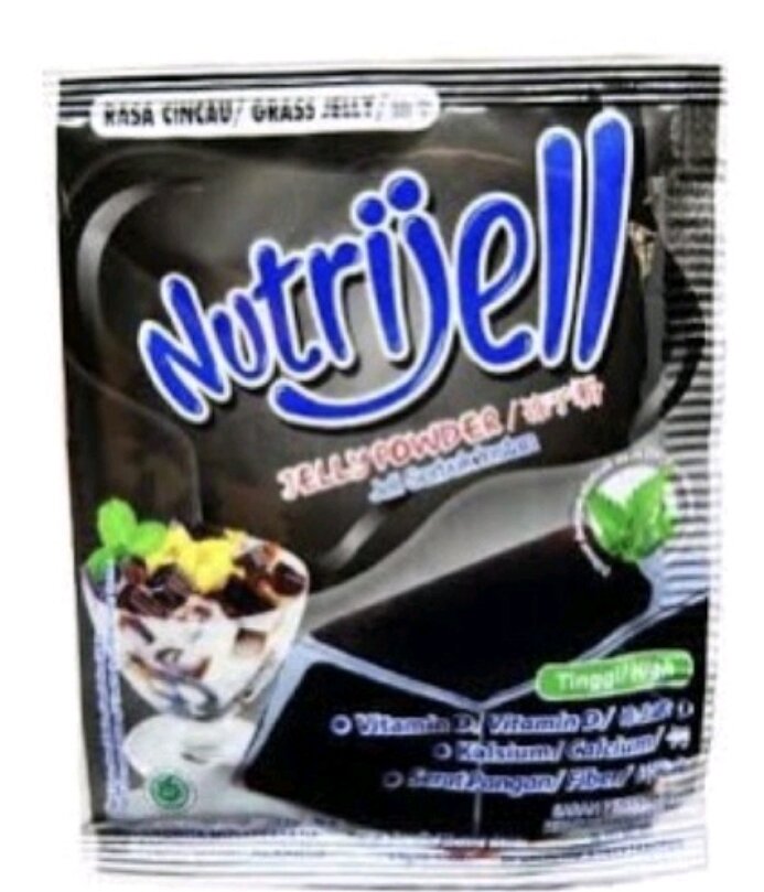 nutrijel cincau paket 1/2 /6pcs rasa cincau/nutrijell murah//jajanan ...