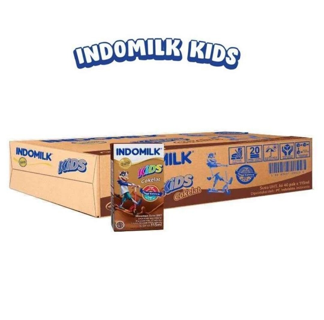 Indomilk Kids Coklat Susu UHT 115 mL [40 Pcs/ 1 Karton] | Lazada Indonesia