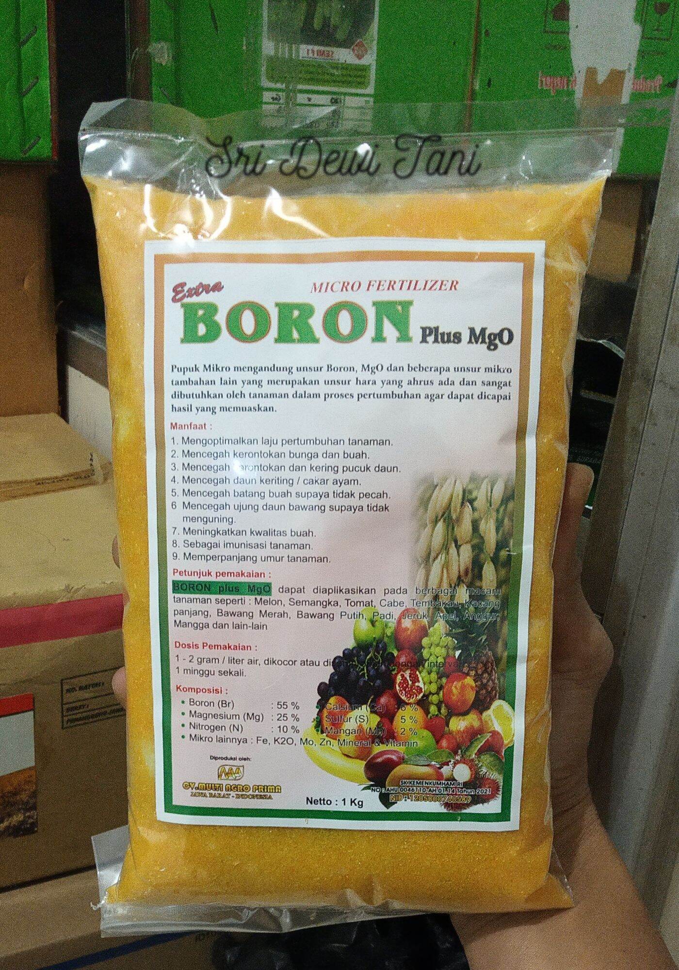 Pupuk BORON Plus MgO Micro Fertilizer 1 Kg | Lazada Indonesia