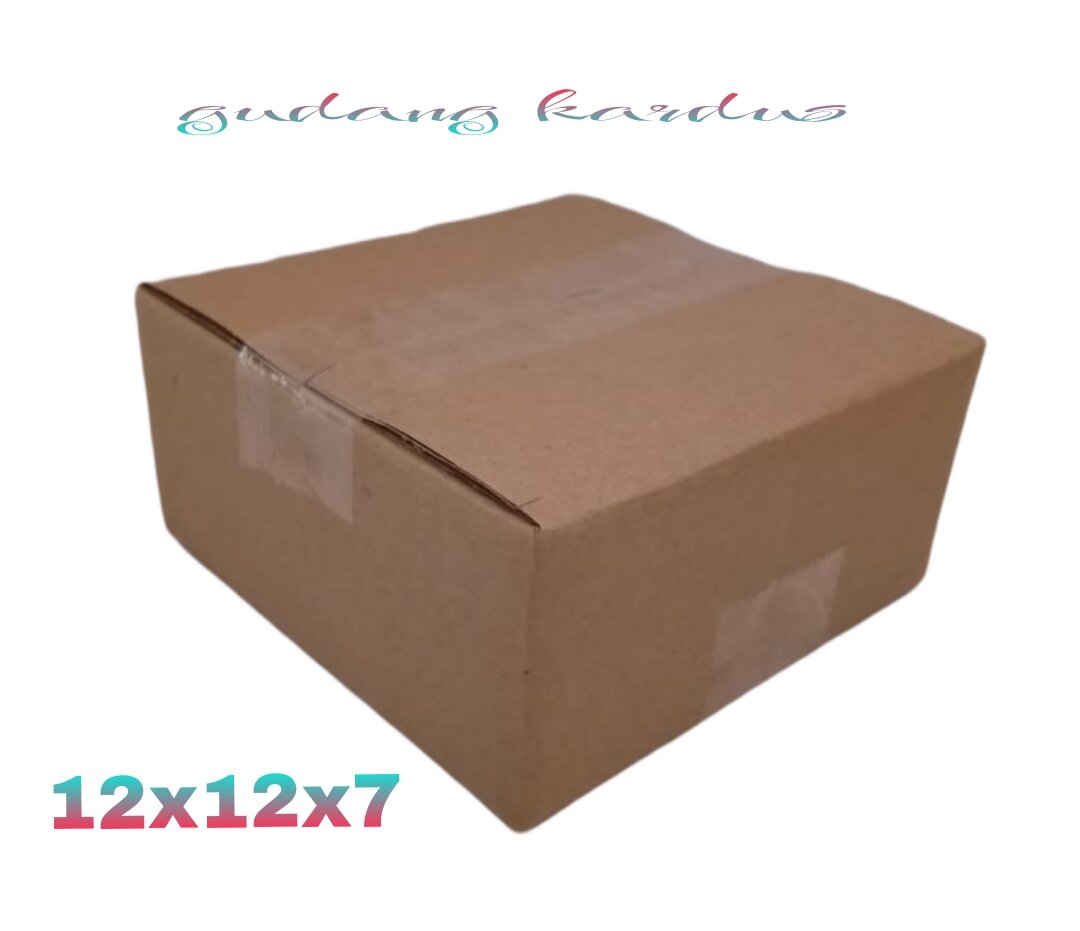 kardus packing Per 10 Pcs UK 12x12x7 kardus polos kardus kecil | Lazada ...