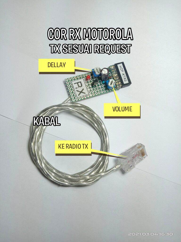 COR KHUSUS RX RIG MOTOROLA TX SESUAI REQUEST | Lazada Indonesia