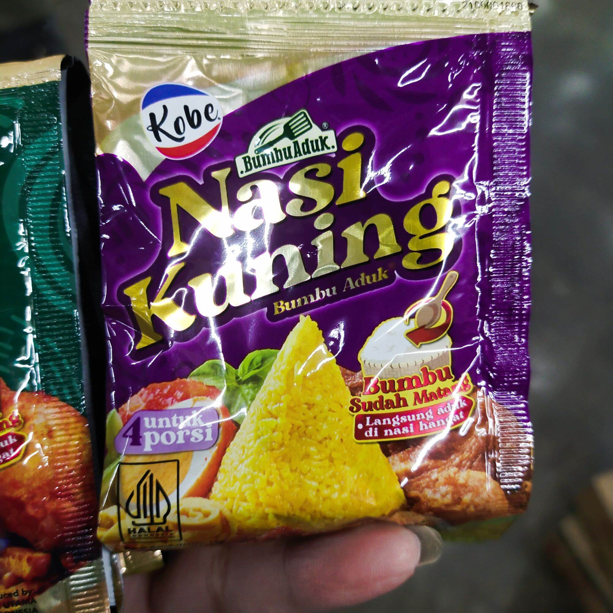 Kobe Nasi Uduk/Bumbu Nasi Uduk Instant/Nasi Kuning Siap Pakai Kobe 15g ...