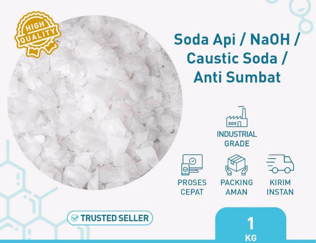 SODA API / CAUSTIK SODA / NAOH 1KG | Lazada Indonesia