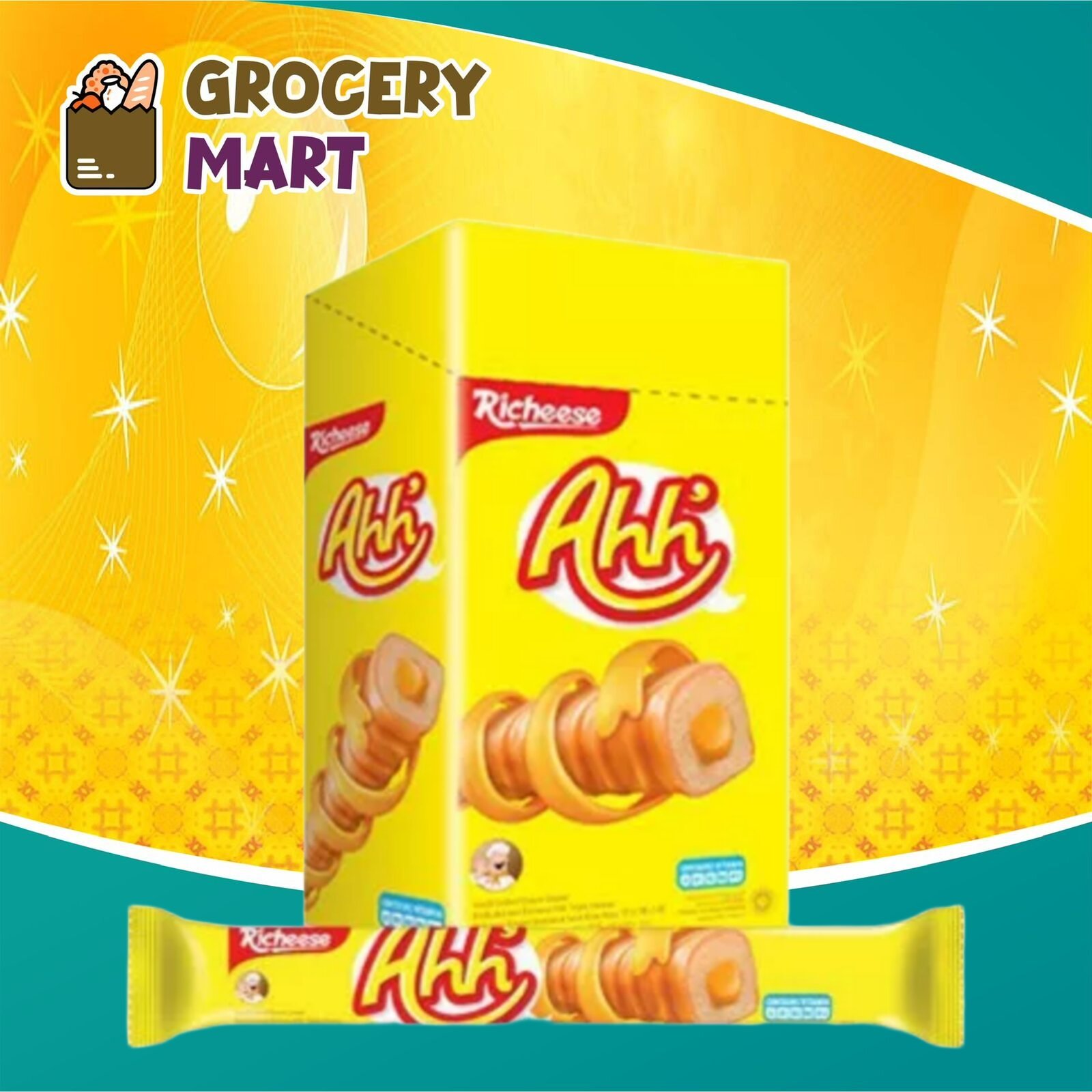 Richeese Nabati Ahh Rasa Keju 9gr Isi 10 PCS - 1 BOX | Lazada Indonesia