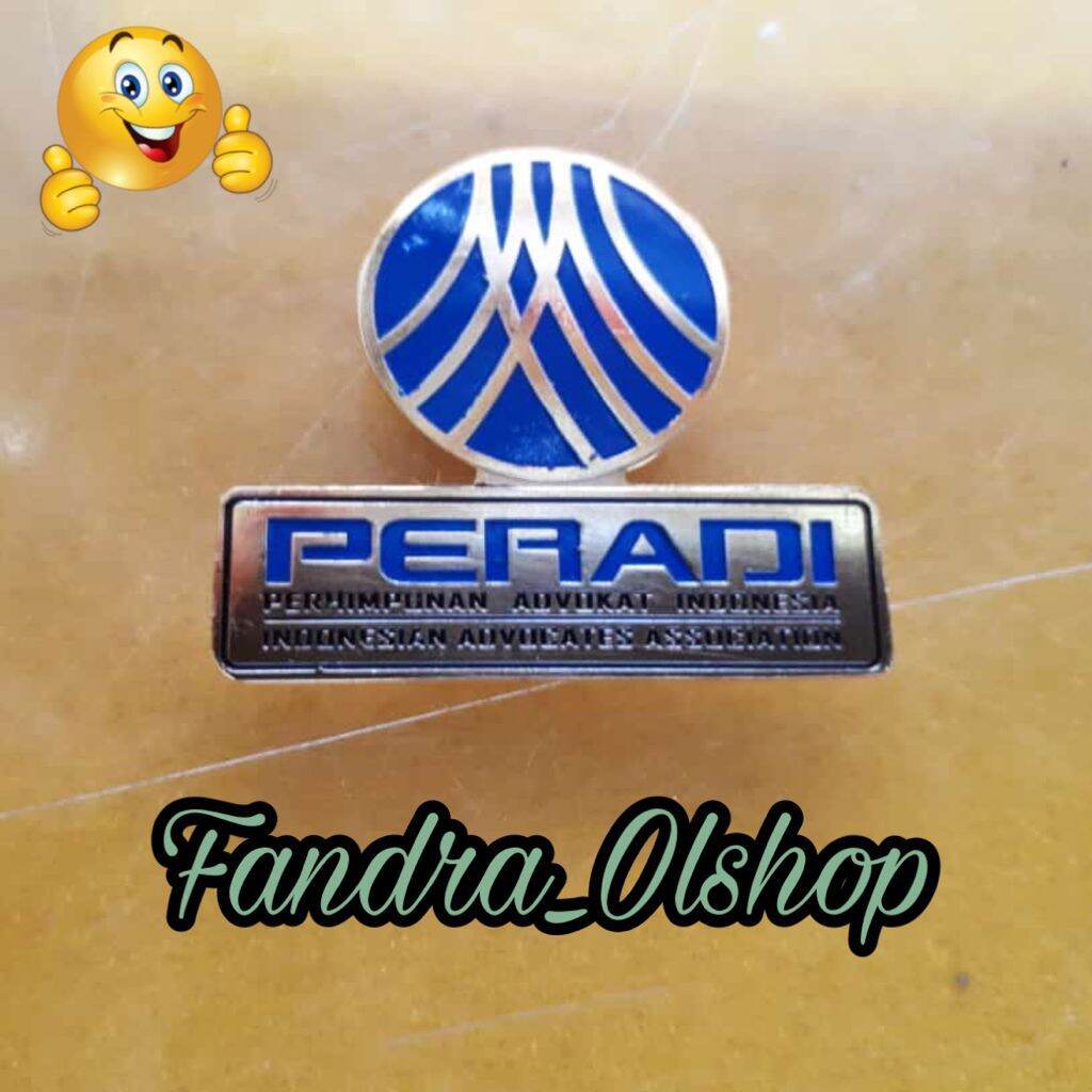 Pin dada PERADI TERBARU Magnet. Kualitas Terbaik !! | Lazada Indonesia