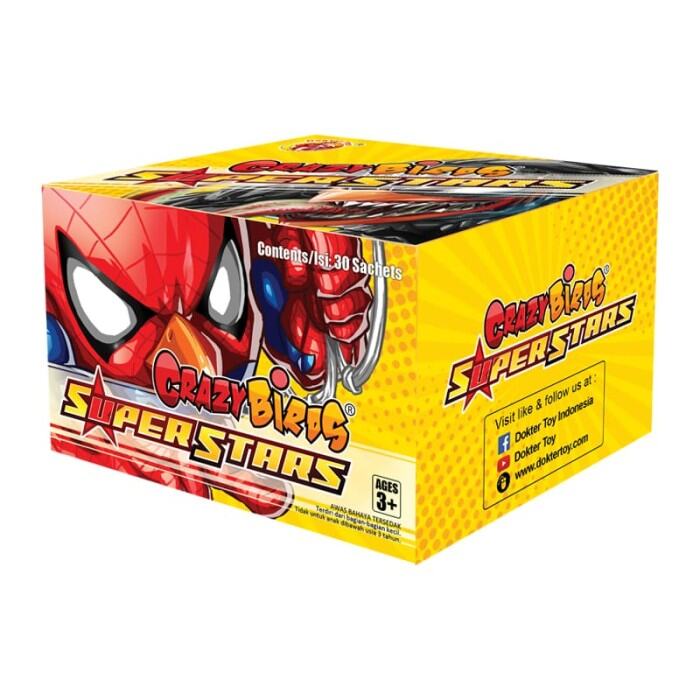 1 box puzle 3D crazy bird super star isi 30 sachet | Lazada Indonesia