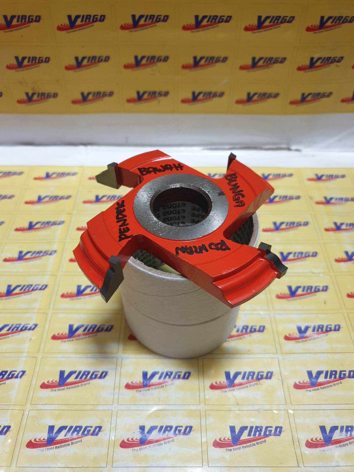 MATA PISAU PROFIL ROUTER DUDUK ALUR BUNGA ROMAN SPINDLE KAYU BAWAH ...