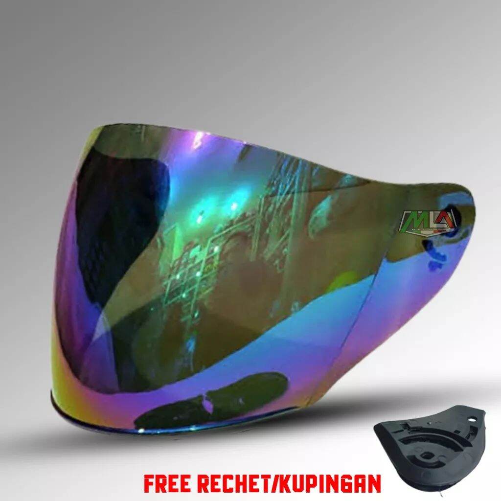 Kaca helm ink Centro/ KYT DJ maru/ KYT galaxy pelangi merek Inko ...