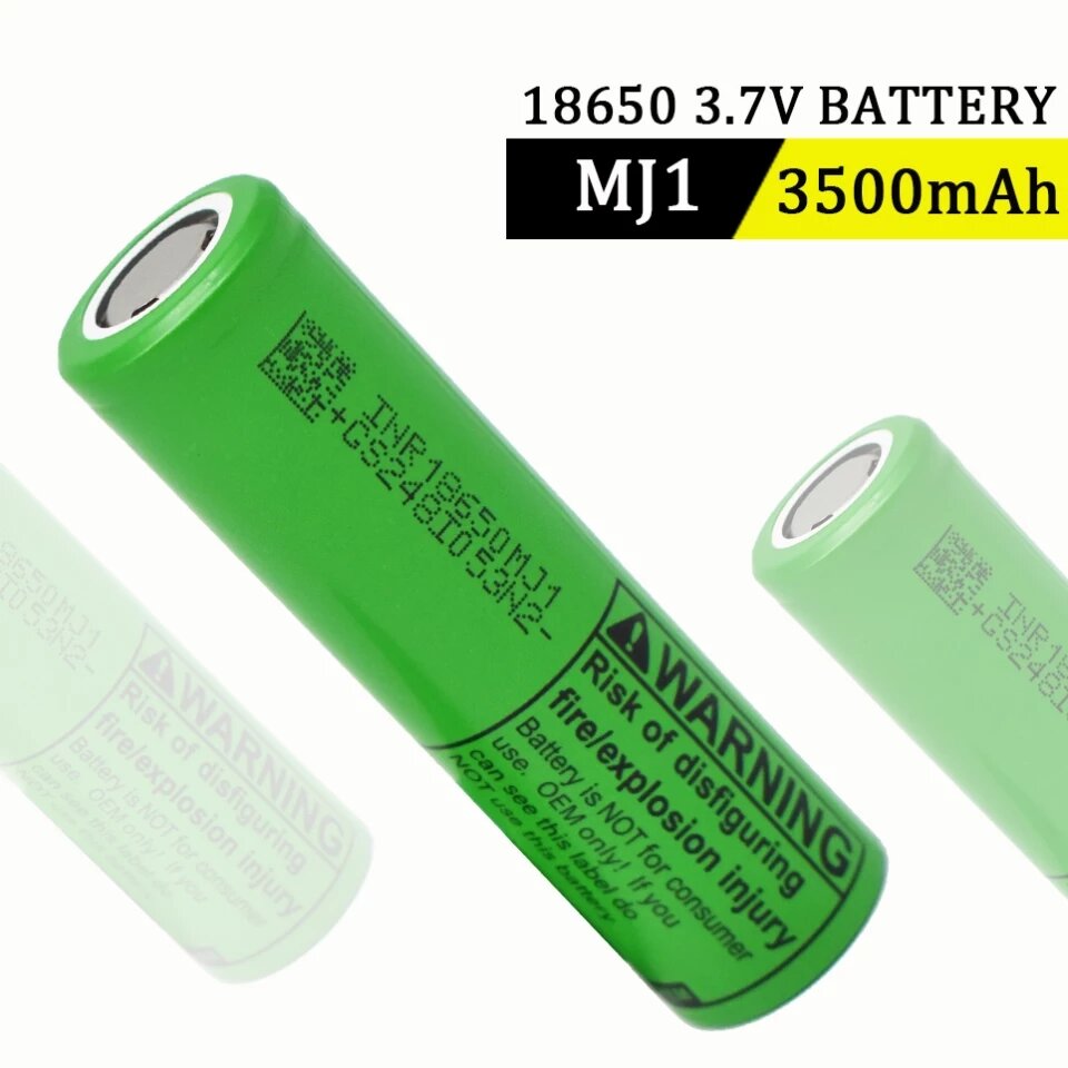 LG MJ1 BATERAI 18650 3500mAh 10A 3.7 VOLT LGDBMJ11865 BATTERY | Lazada ...