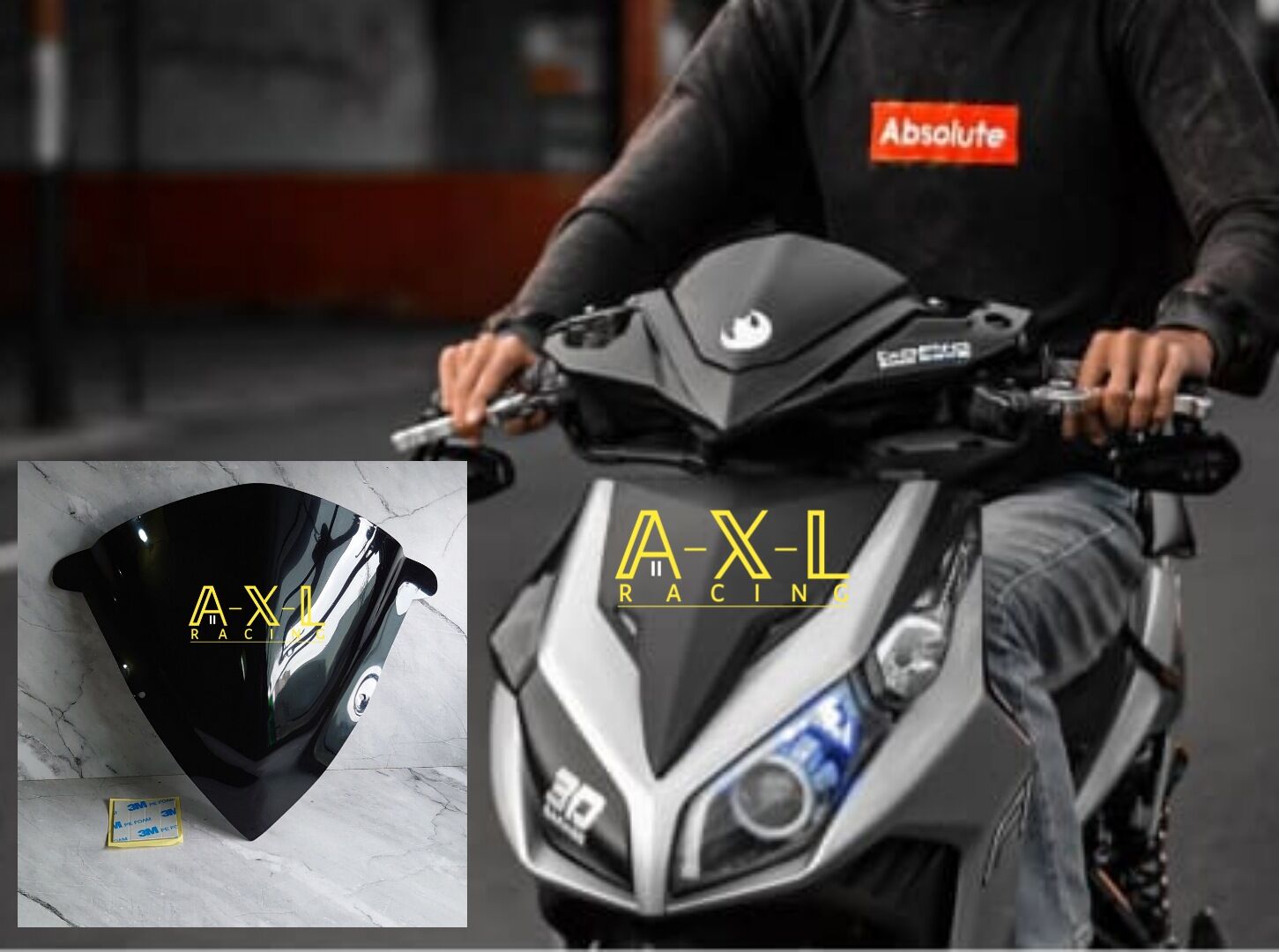 VISOR VARIO TECHNO 110 WINDSHIELD VARIO 110 KARBU | Lazada Indonesia