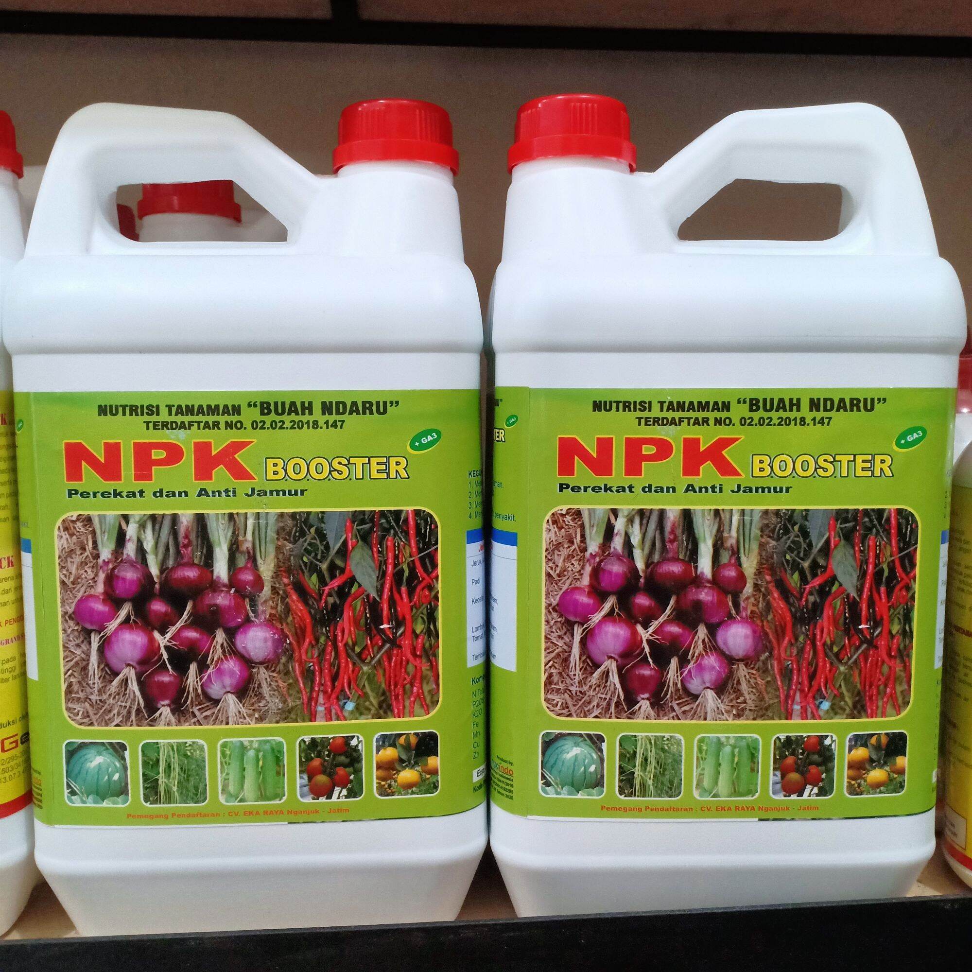 pupuk npk booster 5 liter pupuk lengkap buah daun majemuk anti jamur ...
