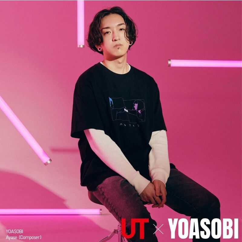 KAOS UNIQLO YOASOBI KAOS UT UNIQLO X YOASOBI PREMIUM MIRROR 1:1 ...