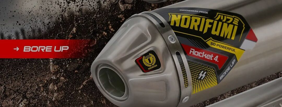 KNALPOT NORIFUMI ROCKET4 (LOGO BARU) | Lazada Indonesia