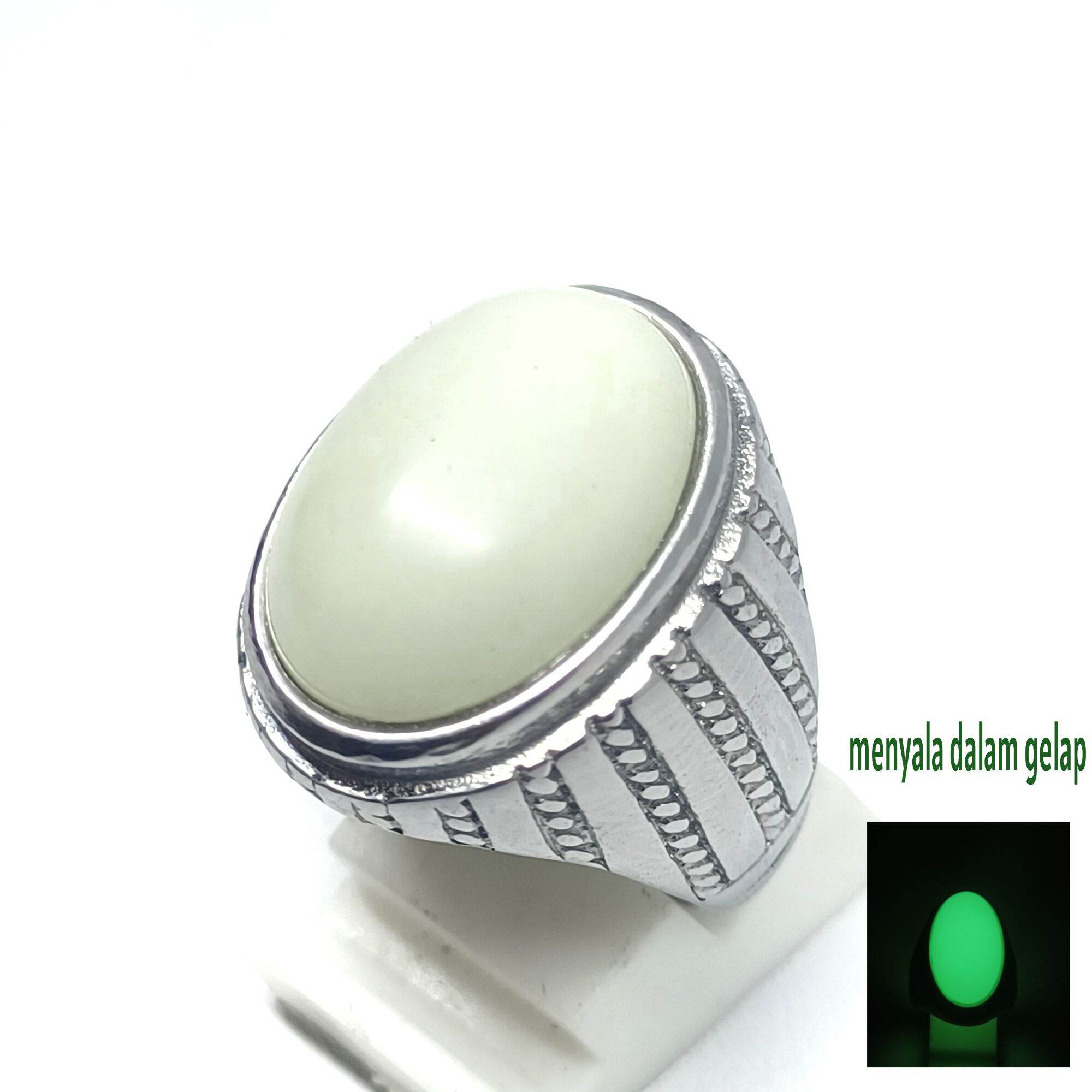 CINCIN BATU POSFOR MENYALA DALAM GELAP | Lazada Indonesia