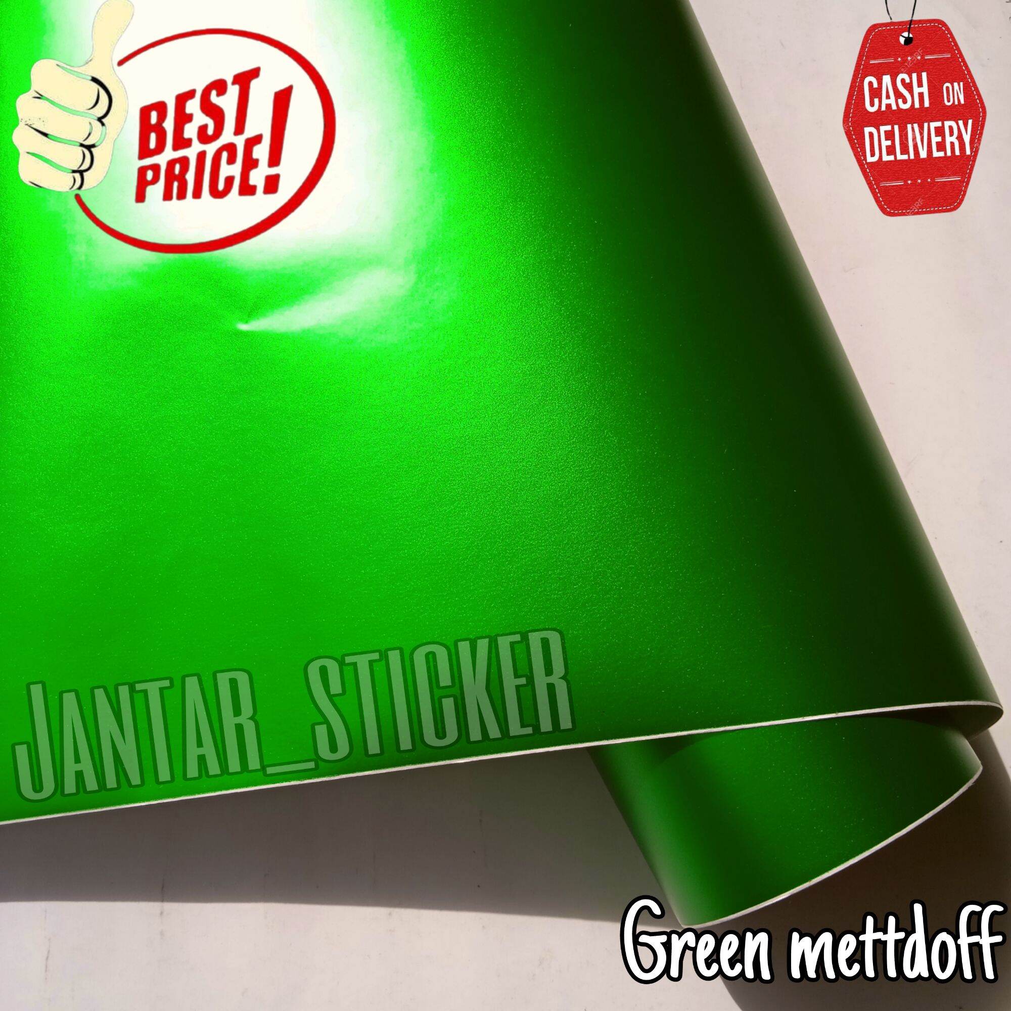 Sticker motor hijau satin doff stiker motor warna hijau scotlite hijau ...