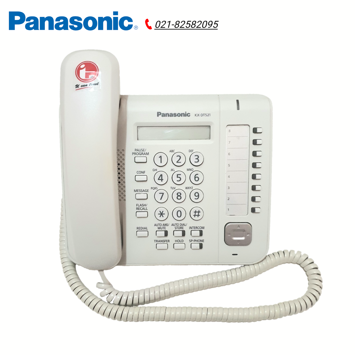 Telepon Panasonic KX-DT521 Telepon Digital Unit Second Bagus | Lazada Indonesia