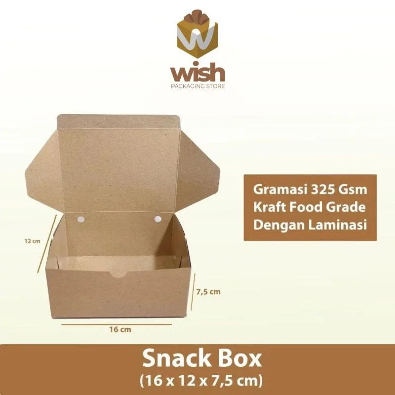 dus fried chicken / dus kotak ayam / snack box / dus kemasan ayam ...