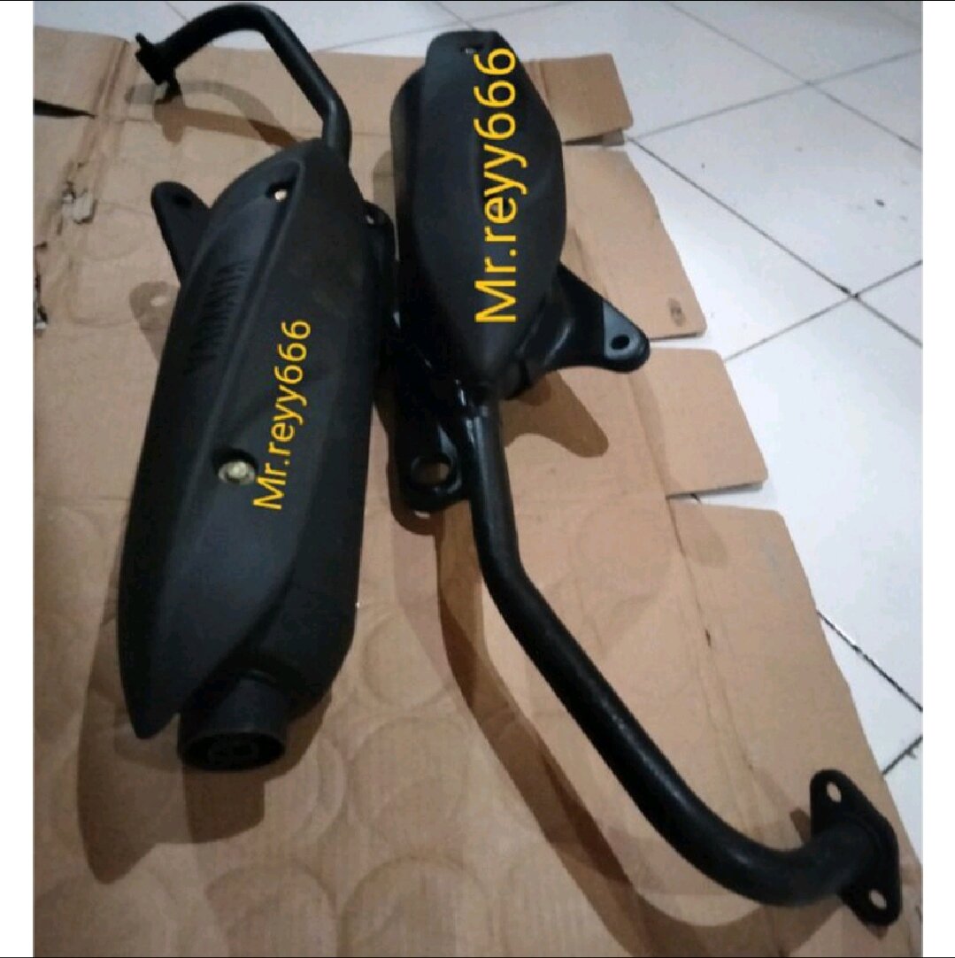knalpot standar Yamaha Mio sporty, smile ORIGINAL. | Lazada Indonesia