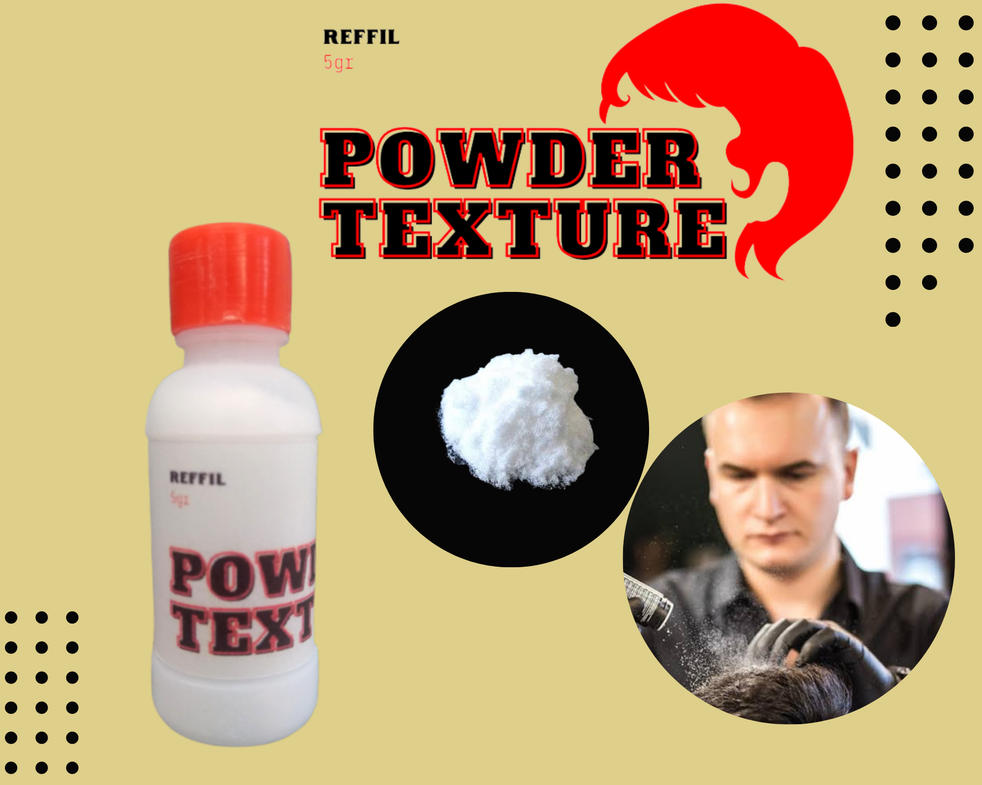 Powder texture / hair powder (Reffil) | Lazada Indonesia