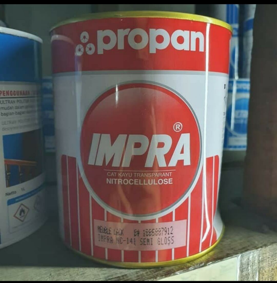 Cat Vernish Propan IMPRA NC-141 Clear Semi Gloss uk 1liter | Lazada ...