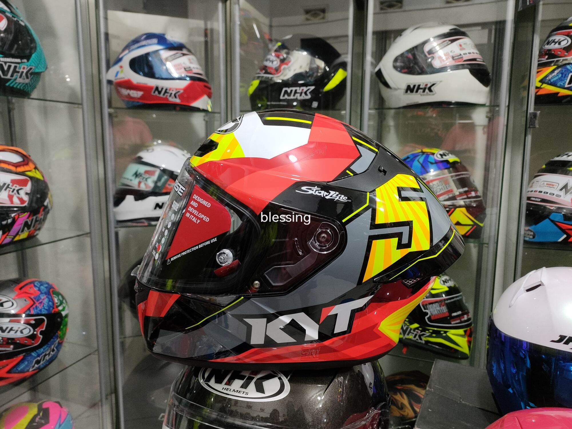 KYT TTC SPECIAL EDISI JAOME MASIA FLUX HELM FULL FACE | Lazada Indonesia