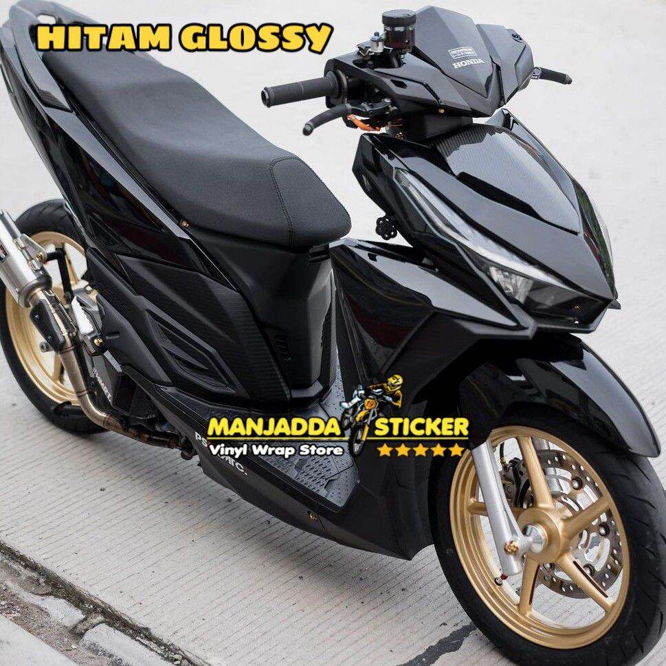 Sticker Skotlet Motor Warna Hitam Kualitas Premium | Lazada Indonesia