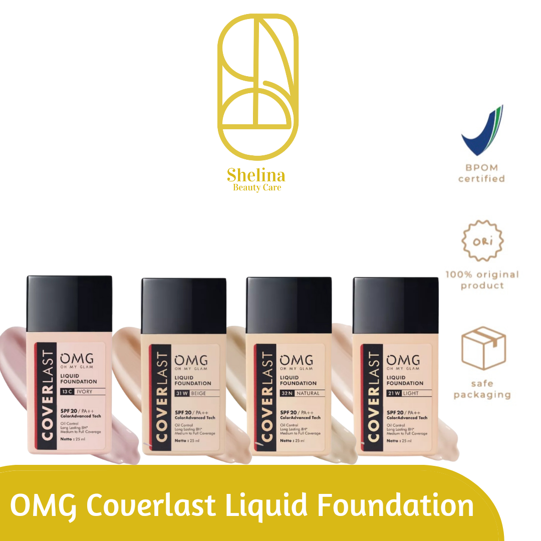 OMG Foundation Liquid Coverlast | Lazada Indonesia