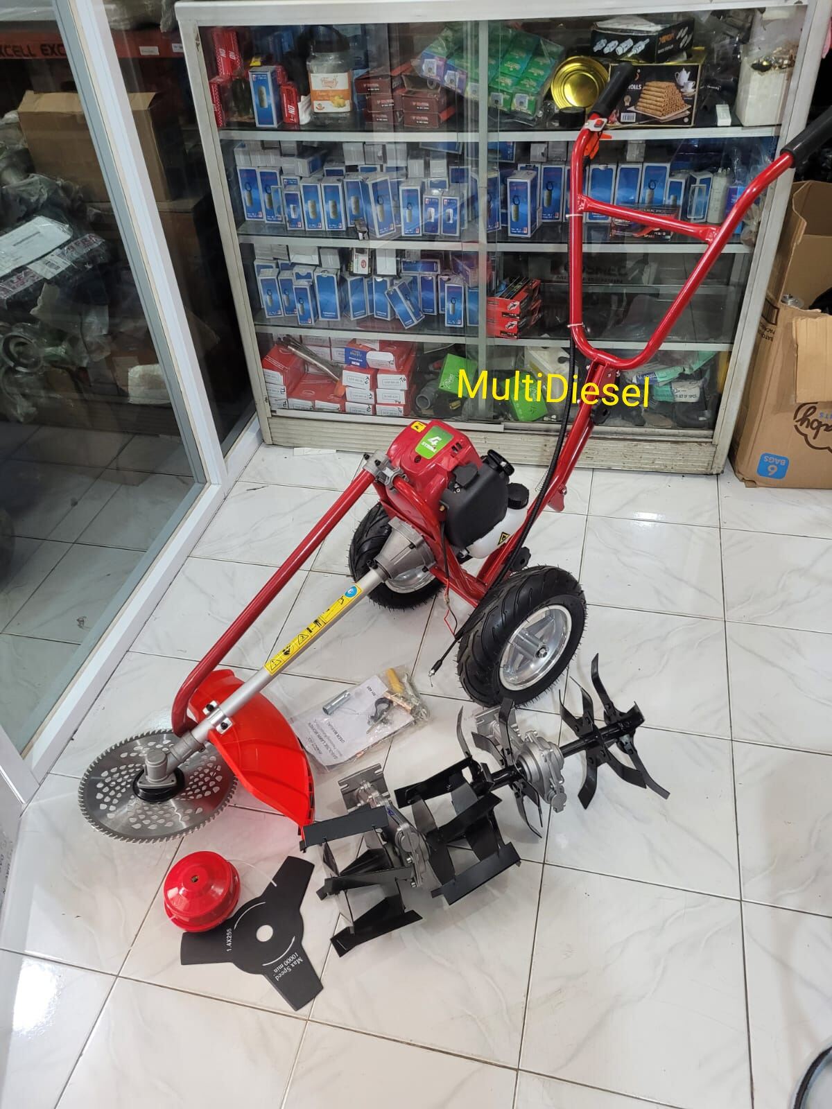 Mesin Potong Rumput Dorong ROBOTECH GB489 4Tak |2 Cultivator Bajak ...
