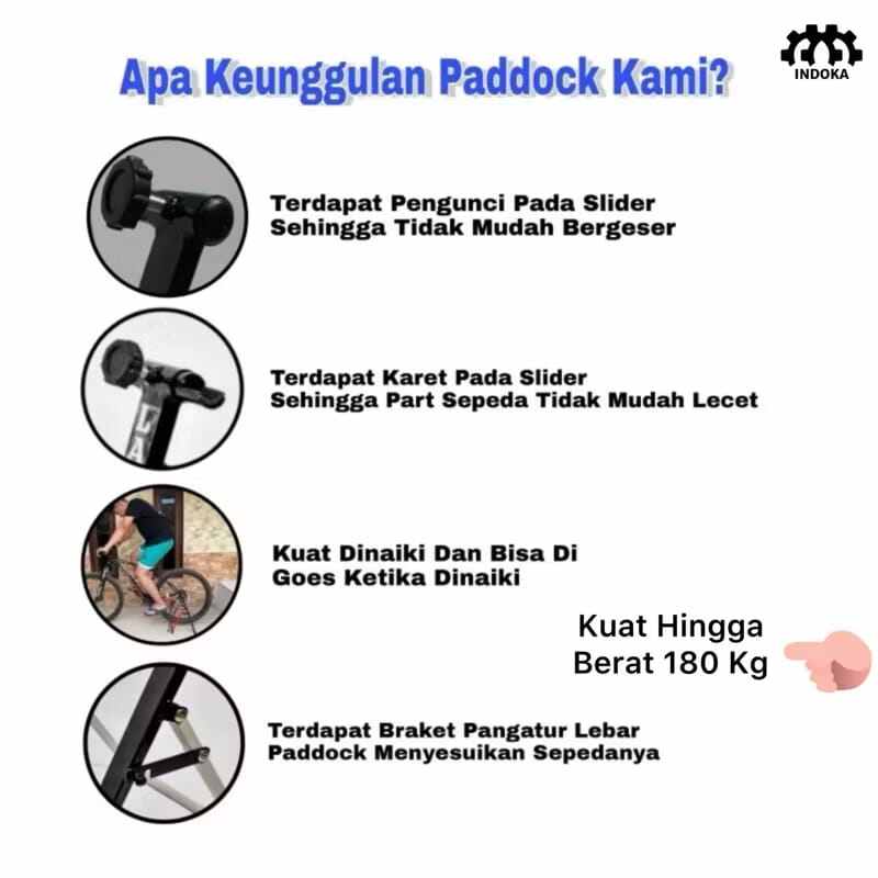 Standar paddock sepeda universal bisa dinaiki dan bisa dilipat | Lazada ...